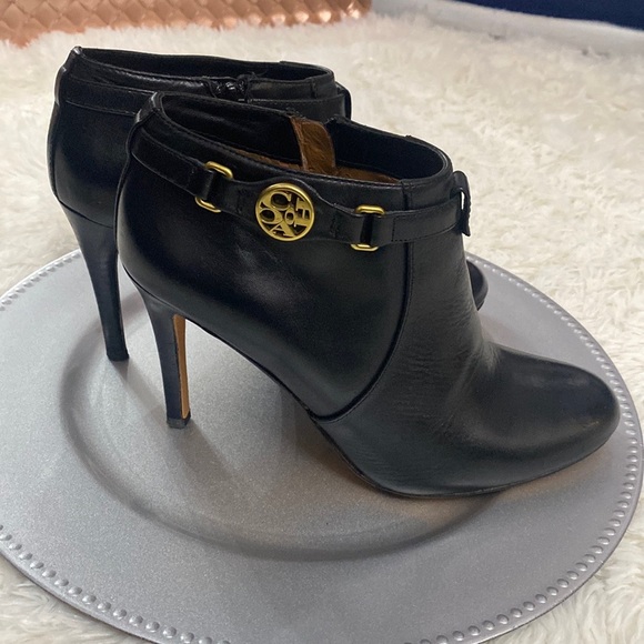 Coach | Shoes | Coach Leather Authentic Booties Size 7 | Poshmark